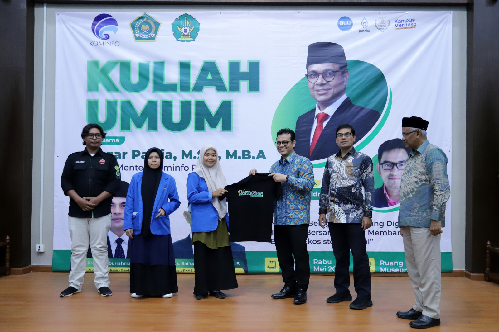 Wamenkominfo RI Beri Kuliah Umum di UIN Ar-Raniry