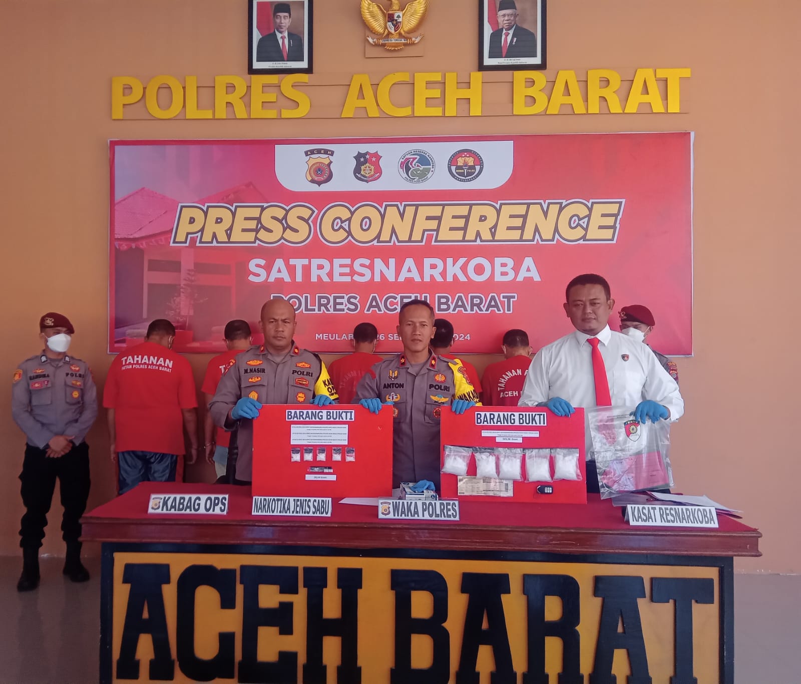 Polisi Tangkap 5 Pengedar Sabu dan Sita 530 Gram Barang Bukti